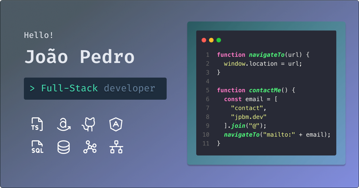 João Pedro - Software Developer